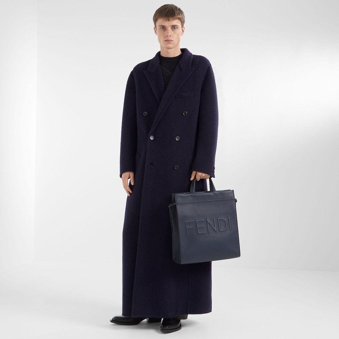 FENDI Fendi Double Breasted Long Sleeved Coat